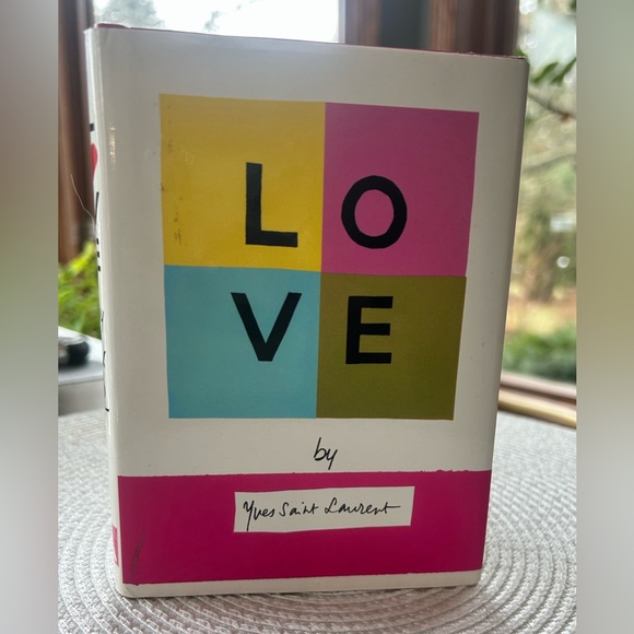 Yves Saint Laurent | Accents | Vintage Book Love By Yves Saint Laurent ...